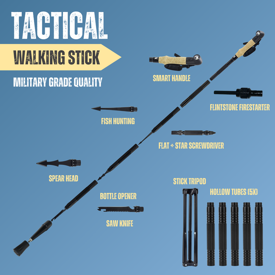 Tactical Walking Sticks,Trekking Poles & Survival Gear USA|Smartstickx ...